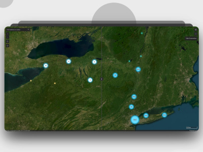 A professional interactive web map, various widgets, ESRI's SDKs | Upwork