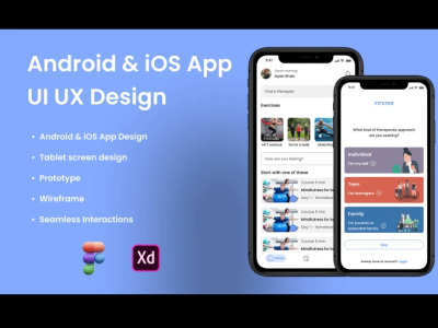 Modern mobile app UI UX design in figma | Upwork