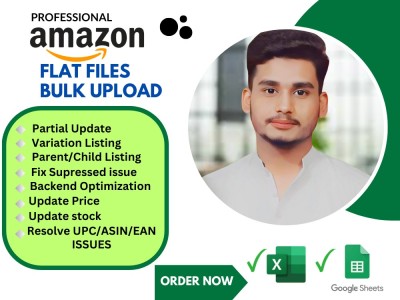 Amazon Listing Expert | Flat Files, Variations, Errors | Bulk Uploads ...