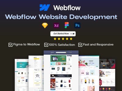 An expert Webflow developer to design A Webflow website | Figma to ...