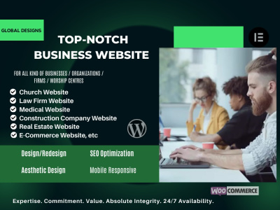 Business website | website | mobile friendly website | top-notch website | Upwork
