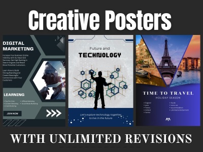 A Creative Poster Design with Unlimited Revisions | Upwork
