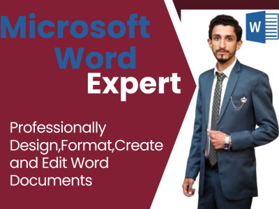A Professionally Formatted, Designed, Modified MS Word Document. | Upwork