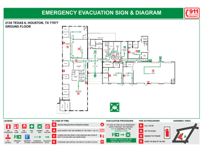 A fire evacuation plan, diagram, emergency exit and egress plan | Upwork