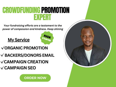 Professional Crowdfunding Promotion for your GoFundMe, Kickstarter Campaign | Upwork