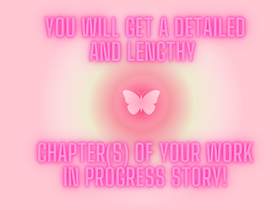 A detailed and lengthy chapter(s) of your work in progress story! | Upwork