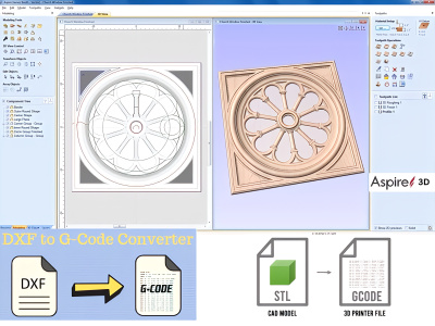 CNC Programming 2D 3D Tool path G code jpg to Convert victorize | Upwork
