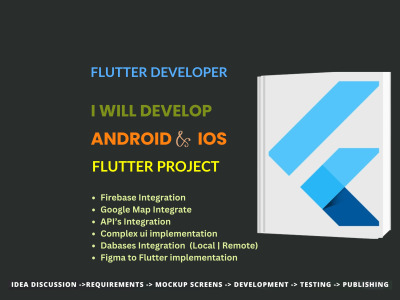 Flutter | Flutter App Developer | Hybrid Android & IOS | Flutter Firebase | Upwork