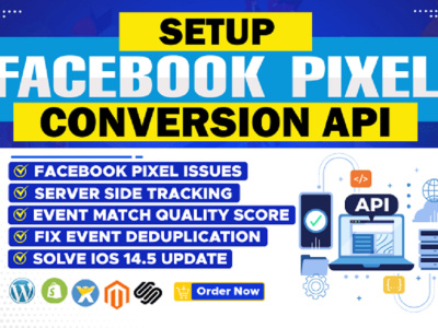 I will setup or fix facebook pixel conversion API, fb pixel setup | Upwork