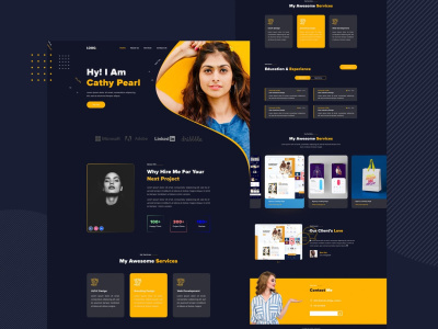 A Responsive Portfolio website on wordpress | Upwork