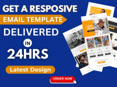 Beautiful email template for your marketing or newsletter campaign | Upwork