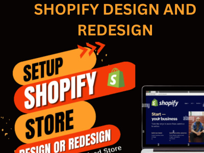 Shopify store design,set up shopify store, shopify website redesign ...