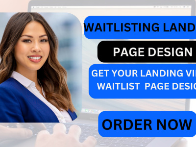 Waitlist landing page design, viral waitlist, coming soon page | Upwork