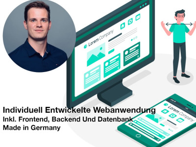 Fully customized web application with backend/frontend/database | Upwork
