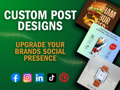 Custom Post Designs For your Brand's Social Presence | Upwork