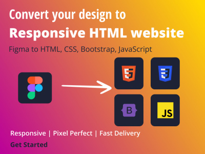 Conversion from Figma to HTML and CSS Responsive Website | Upwork