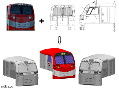A detailed 3D model based on a simple drawing or picture you provide ...