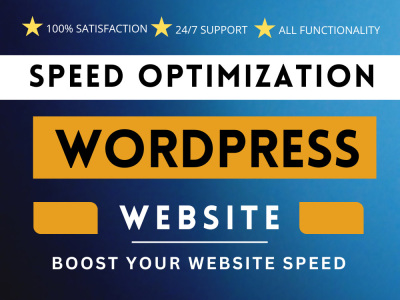 Speed optimize your website speed up wordpress and increase website speed | Upwork