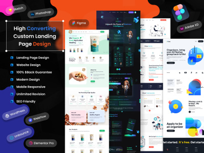 High-Convert landing page design Landing pages designer expert landing ...