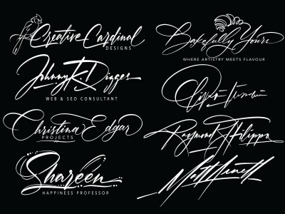 Handwritten Signature Calligraphy Logo Design | Upwork
