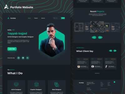 Professional portfolio website, fully customizable with SEO optimizations. | Upwork