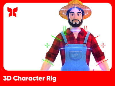 Top-Notch 3D Character Rig with Advanced Controls | Upwork