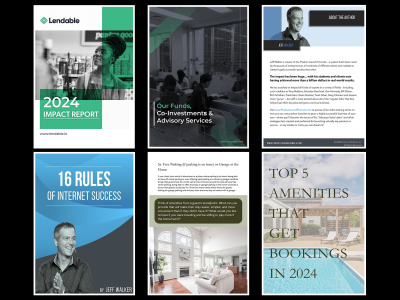 Awesome PDF/ Document design | Upwork