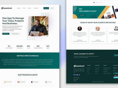 A professional landing page design | Upwork