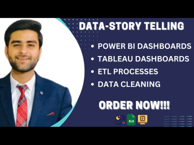 Power Bi | Tableau | Data visualization Dashboards by Data Analyst Expert | Upwork