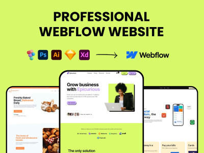 Webflow Expert I Webflow Developer I Figma to Webflow | xD to Webflow ...