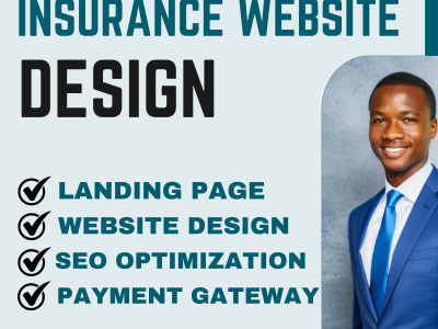 Modern life insurance website design, redesign life insurance website ...