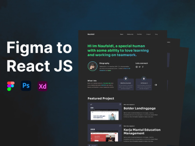 React website | React JS Developer | Front End Developer | Figma to React | Upwork