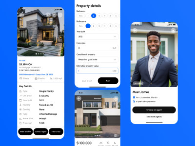 - UI/UX Design Solutions For a Real estate mobile app | Figma | Upwork