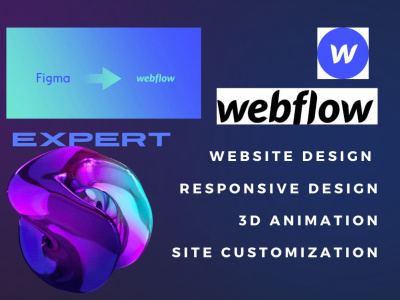 Design webflow website redesign webflow spline 3d website | Upwork