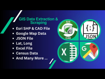 GIS and Google Map Data Extraction and Data Scraping | Upwork