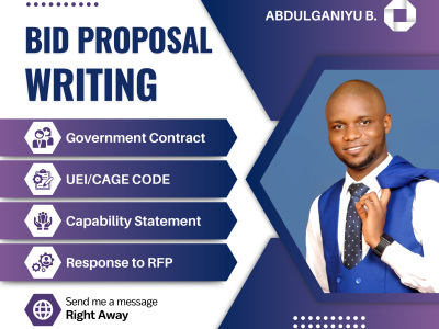 A tailored written bid proposal for government contract, rfp, rfq | Upwork
