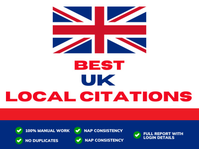 Top 350 UK local citations and business directories submission | Upwork