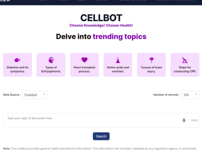 A powerful Healthcare Intelligence Bot (CellBot) | Upwork