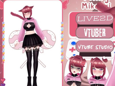 Design and rig live2d vtuber model , 2d tuber model, vtuer studio ...