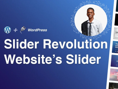 A Responsive WordPress Slider Revolution Design with a Complete Website ...