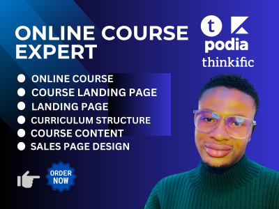 Professional Thinkific website and set up a Thinkific course | Upwork