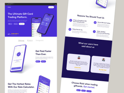 High converting responsive landing page | Upwork