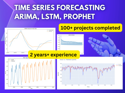 Time series forecasting, analysis using LSTM, ARIMA, SARIMA in python | Upwork
