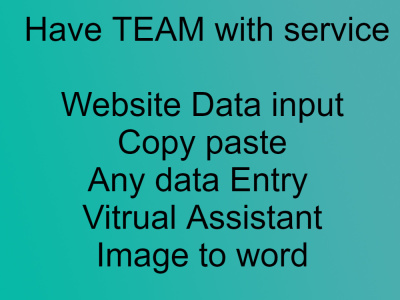 Fast data entry, copy paste, manual typing, any file to word or excel ...