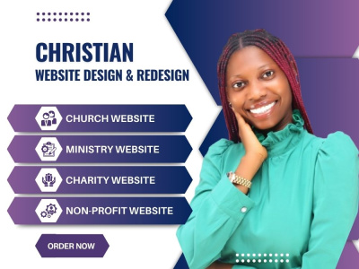 Modern wix church website, wix charity website ministry website ...