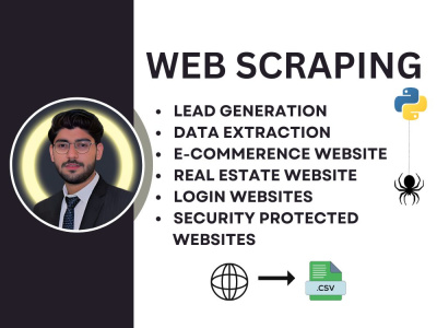Web Scraping, Data Extraction, Data Mining, Selenium Bots | Upwork