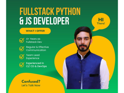 Full Stack Web App (Python, React JS, Next Js, Node JS, Django, Flask) | Upwork