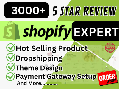 Shopify dropshipping store | shopify E-Commerce website | Store Marketing | Upwork