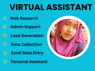 Virtual Assistant for Data Entry | Web Research | Lead Generation | Upwork