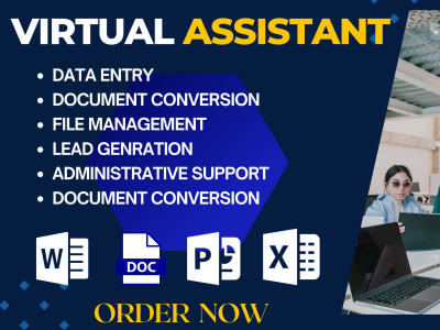 Data Entry | Admin Support | File Management | Document Conversion | Upwork